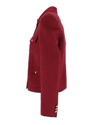 Max Mara Boxy Pocket Jacket - Red