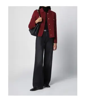 Max Mara Boxy Pocket Jacket - Red