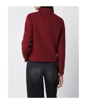 Max Mara Boxy Pocket Jacket - Red