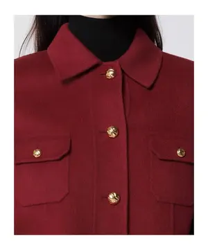 Max Mara Boxy Pocket Jacket - Red