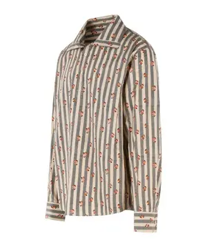 Dries Van Noten Vertical Striped Shirt