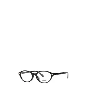 Versace Medusa Detail Oval Eyeglasses