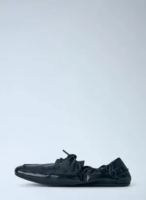 Prada Leather Moccasins