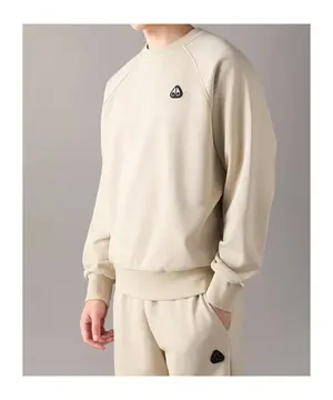 Moose Knuckles Yul Logo Crewneck Sweatshirt