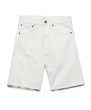 Prada Denim Bermuda Shorts - White