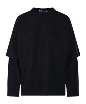 DARKPARK Troy Double Sleeved Jumper - Black