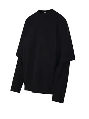 DARKPARK Troy Double Sleeved Jumper - Black