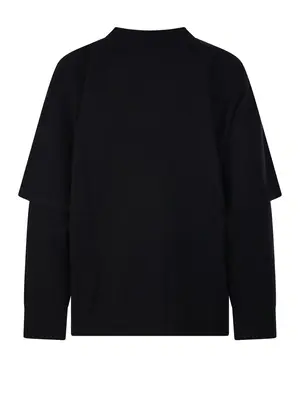 DARKPARK Troy Double Sleeved Jumper - Black
