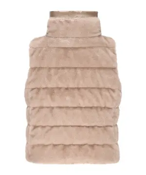 Herno Sleeveless Down Jacket With High Neck