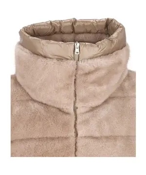Herno Sleeveless Down Jacket With High Neck