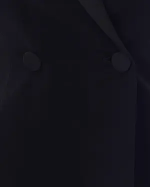 Patrizia Pepe Tuxedo-style Satin-lapel Top