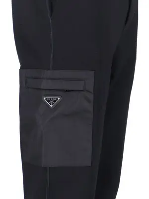 Prada Elastic Waist Casual Pants