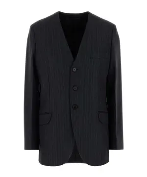 JIL SANDER Long-sleeved Suit Jacket - Black