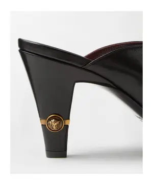 Versace Sculpted Heeled Mules