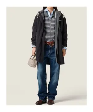 Miu Miu Single-breasted Pongé And Fleece Caban Jacket