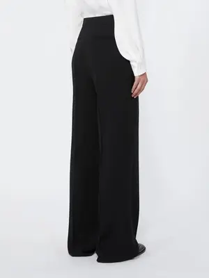 Max Mara Pressed-crease Wide-leg Trousers