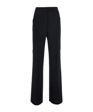 Max Mara Tailored High-waisted Wide Leg Trousers - Black