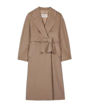 Max Mara Long Sleeve Belted Coat - No