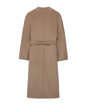Max Mara Long Sleeve Belted Coat - No