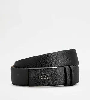 TOD'S Belt In Leather - Black