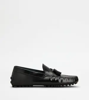 TOD'S Gommino Loafers In Leather - Black