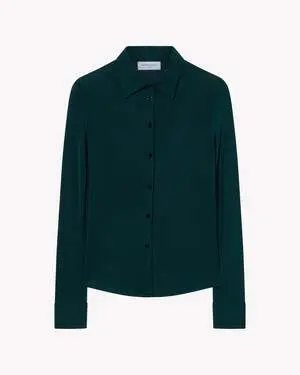 Serena Bute Jersey Stretch Fit Shirt - Green