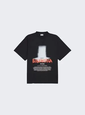 Balenciaga Oversized Tee - Black
