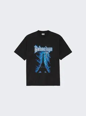 Balenciaga Oversized Tee - Black