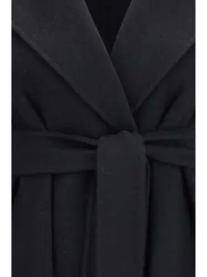 Max Mara Long Robe Coat In Wool, Cashmere And Silk