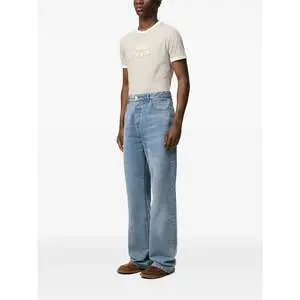 AMI Paris Denim Wide-leg Jeans