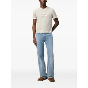 AMI Paris Denim Wide-leg Jeans