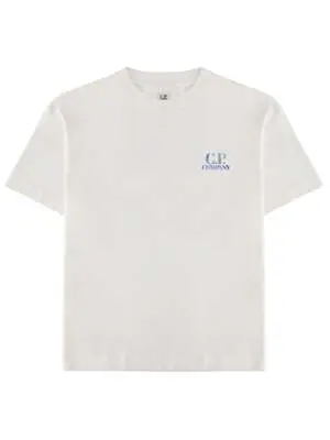 C.P. COMPANY T-shirt With Logo And Print - White