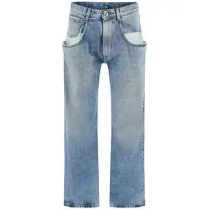 MAISON MARGIELA Straight-leg Stonewashed Jeans - Blue