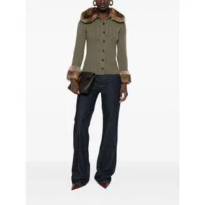 Saint Laurent Denim Wide-leg Jeans