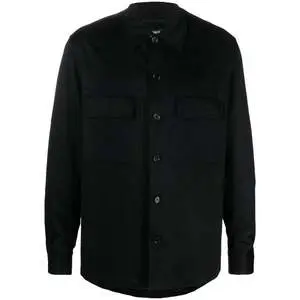 Zegna Jackets Shirt Jackets - Black