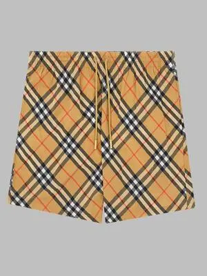 Burberry Costume Da Bagno Con Stampa Check