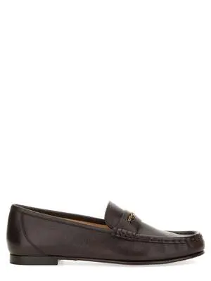 Chloé Leather Loafer - Brown