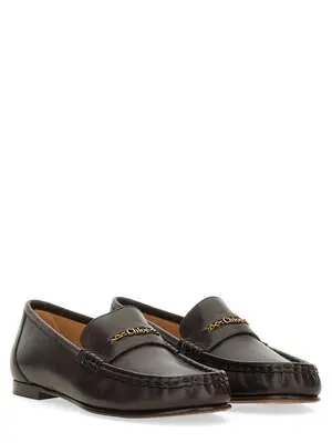 Chloé Leather Loafers - Brown