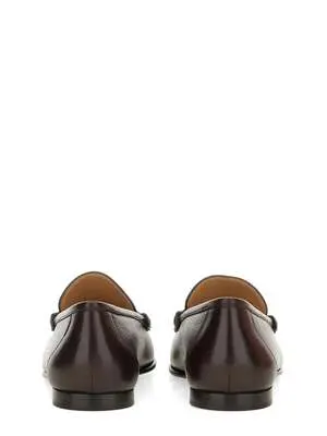 Chloé Leather Loafers - Brown
