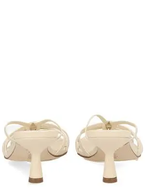 AeydĒ Abby Heeled Sandals - Cream