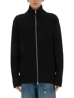 MAISON MARGIELA Cardigan Con Zip - Black