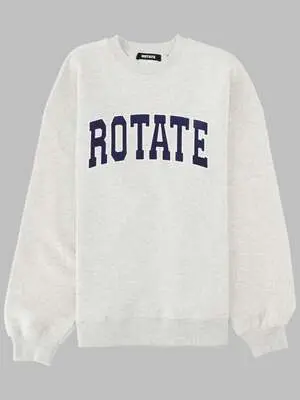 ROTATE BY BIRGER CHRISTENSEN Logo Sweatshirt - Gray