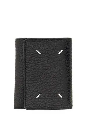 MAISON MARGIELA Portafoglio In Pelle - Black