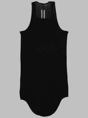 Rick Owens RICK OWENS Ribbed Tank Top Black