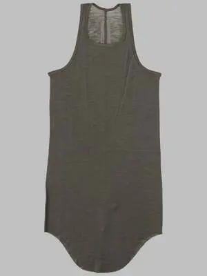 RICK OWENS Tank Top Basic Rib - Black