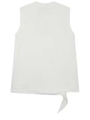 JW Anderson Sleeveless Knot Detail Top - White