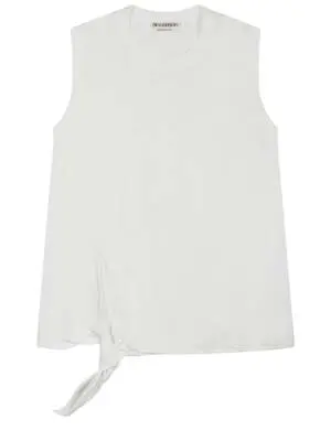 JW Anderson Sleeveless Knot Detail Top - White