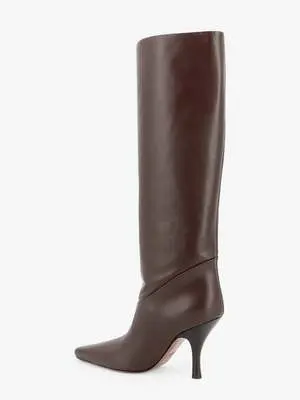 Paris Texas Rose 95 Leather Boots - Multicolor