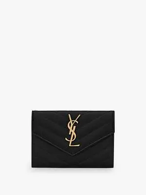 Saint Laurent Cassandre Matalasse Leather Wallet - Multicolor