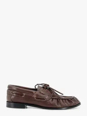 Saint Laurent Le Loafer Bateau Leather Lace-up Loafers - Multicolor